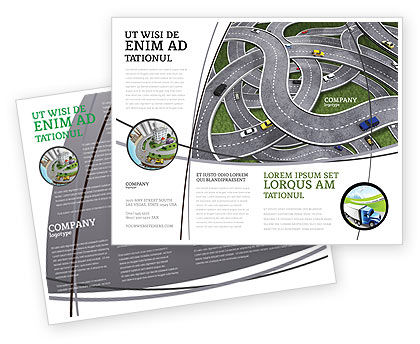 Highway Junction Brochure Template Design and Layout, Download Now ...
