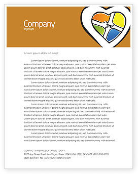 Hands Of Unity Letterhead Template, Layout for Microsoft Word, Adobe ...