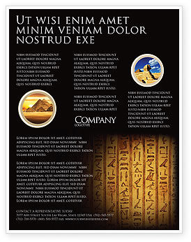 Egypt Ancient Flyer Templates Design - Flyer Templates for Microsoft ...
