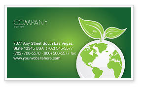 Environmental Business Card Templates in Microsoft Word & Publisher ...