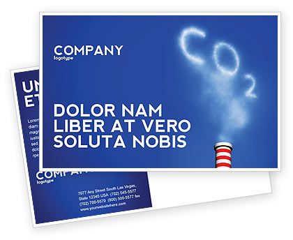 Carbonic Gas Postcard Template in Microsoft Word, Adobe InDesign, 03874 ...