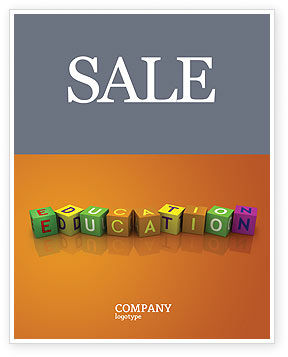 Visual Education Sale Poster Template in Microsoft Word, Publisher and ...