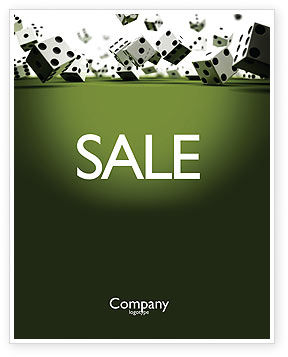 Dice In Game Sale Poster Template in Microsoft Word, Publisher and ...