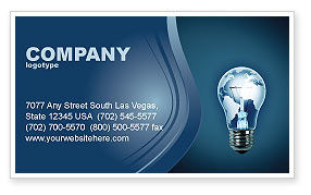Electricity Business Card Templates in Microsoft Word & Publisher ...