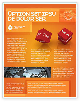 Risk Management Flyer Template, Background in Microsoft Word, Publisher ...