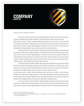 Occupational Safety Letterhead Template, Layout for Microsoft Word ...
