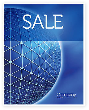 Templat Poster Bola Biru untuk Microsoft Word, Publisher dan ...