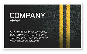 Road Marking Business Card Template, Layout. Download Road Marking ...