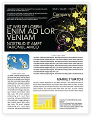 Yellow Flowers Pattern - Free Presentation Template for Google Slides ...