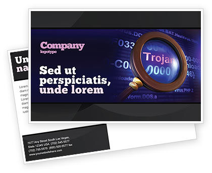 Computer Virus Flyer Template, Background in Microsoft Word, Publisher ...