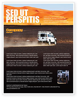 Extreme Expedition Flyer Template, Background in Microsoft Word ...