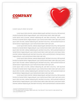 Romantic Letterhead Templates in Microsoft Word, Adobe Illustrator and ...