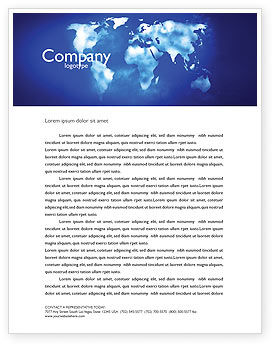 Geographic Map Letterhead Templates in Microsoft Word, Adobe ...