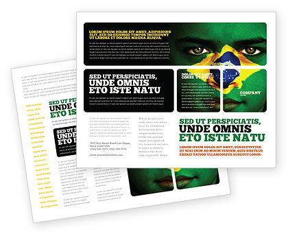 Face Of Brazil Brochure Template Design and Layout, Download Now, 04059 ...