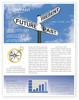 Future Past Newsletter Template for Microsoft Word & Adobe InDesign ...