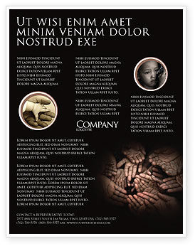 Poverty Child Flyer Templates Design - Flyer Templates for Microsoft ...