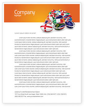 Union of Countries Letterhead Template, Layout for Microsoft Word ...