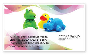 Stuffed Toys Business Card Template, Layout. Download Stuffed Toys ...