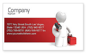 Technical Support Business Card Template, Layout. Download Technical ...