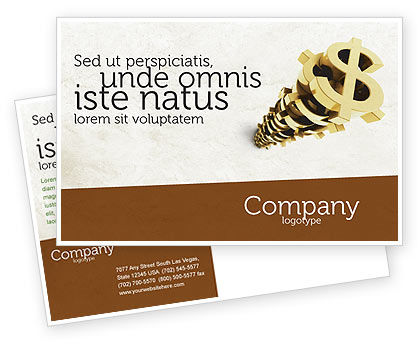 Stack Of Dollar Postcard Template in Microsoft Word, Adobe InDesign ...