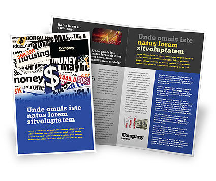 Money Brochure Templates, Design and Layouts | PoweredTemplate.com