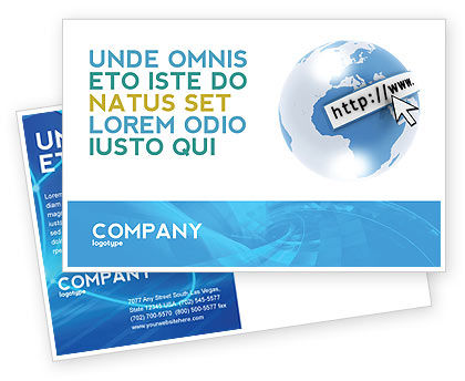 Site Address Postcard Template in Microsoft Word, Adobe InDesign, 04201 ...