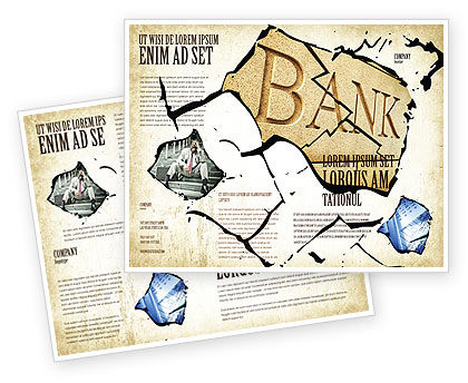 Bank Bankruptcy Brochure Template Design and Layout, Download Now ...