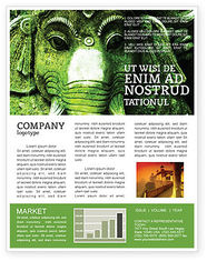 Ancient India Newsletter Template for Microsoft Word & Adobe InDesign ...