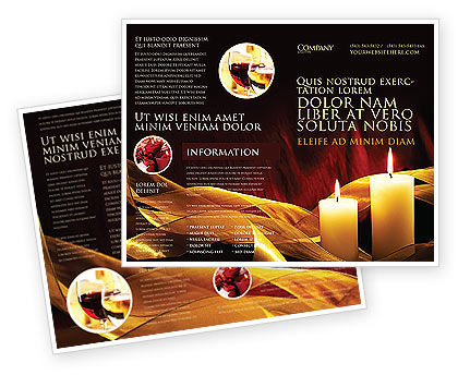 Candle Light Brochure Template Design and Layout, Download Now, 04239 ...