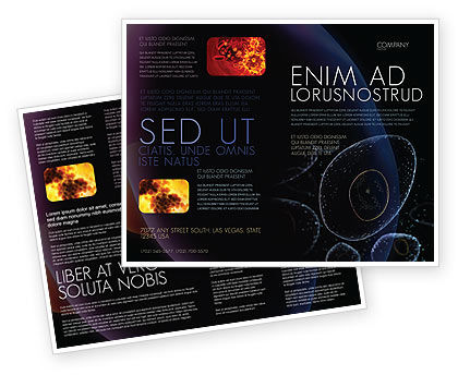 Microbiology Brochure Templates, Design and Layouts | PoweredTemplate.com