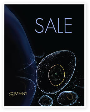 Organic Cells Nucleus Sale Poster Template in Microsoft Word, Publisher ...