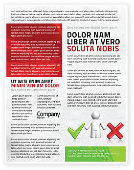 Yes No Questions Flyer Template, Background in Microsoft Word ...