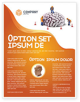 Smart Thinking Flyer Template, Background in Microsoft Word, Publisher ...