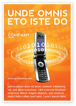 Mobile Service Provider Ad Template for Advertising Needs, ID 04320 ...