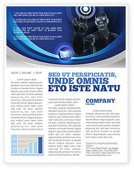 Plantilla de boletín informativo - presione el botón para Microsoft ...