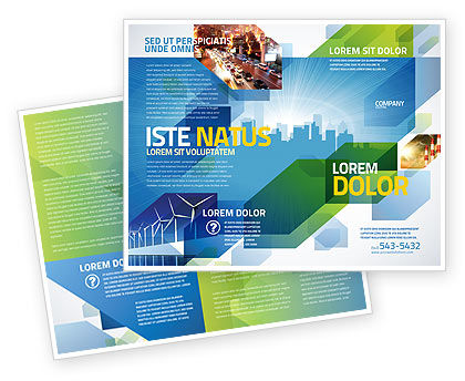Infrastructure Brochure Templates, Design and Layouts | PoweredTemplate.com