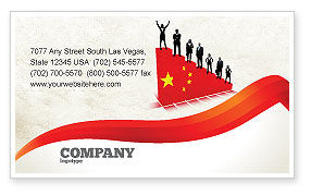 Chinese Business Card Templates in Microsoft Word & Publisher, Adobe ...