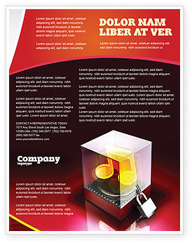 Music Copyright Flyer Template, Background in Microsoft Word, Publisher ...