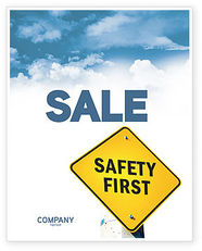 Safety First PowerPoint Template, Backgrounds | 04449 | PoweredTemplate.com