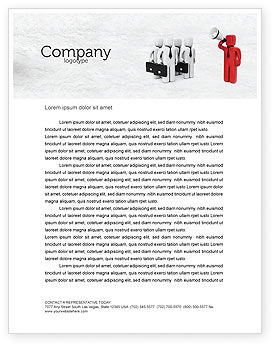 Commander Letterhead Template, Layout for Microsoft Word, Adobe ...