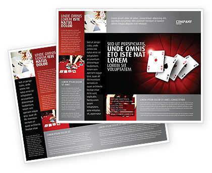 4 Free Card Game Brochures | PoweredTemplate.com