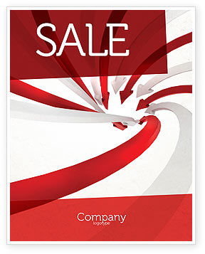 Vortex Sale Poster Template in Microsoft Word, Publisher and Adobe ...