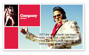 Elvis Presley Business Card Template, Layout. Download Elvis Presley ...