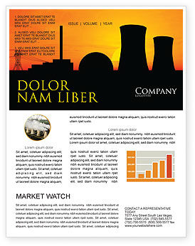 Nuclear Power Plant Brochure Template Design and Layout, Download Now ...