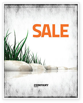 Templat Poster Batu Dan Rumput untuk Microsoft Word, Publisher dan ...