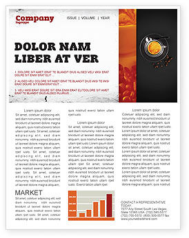 Coffee Shop Newsletter Template for Microsoft Word & Adobe InDesign ...