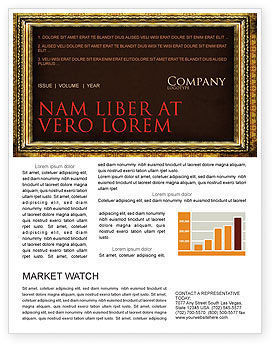 Frame Newsletter Templates in Microsoft Word, Adobe Illustrator and ...