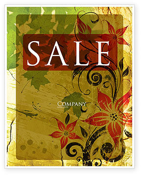 Spring Theme Sale Poster Template in Microsoft Word, Publisher and ...