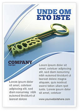 Access Key Ad Template for Advertising Needs, ID 04689 ...