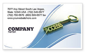 Key Business Card Templates in Microsoft Word & Publisher, Adobe ...